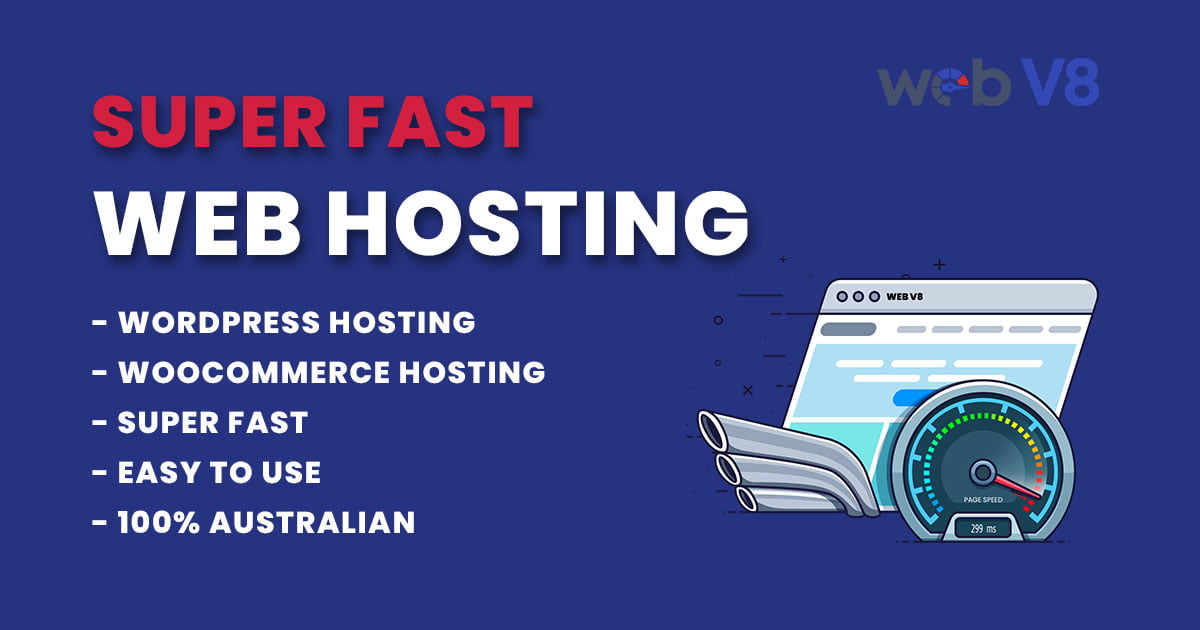Web V8 - Super Fast Web Hosting Australia